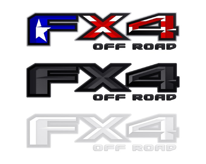 FX4 off Road Decal Replacement Sticker F150 Bedside F Truck Super Duty ...