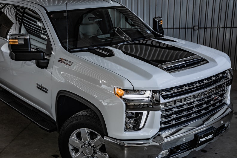Style 01 : 2019 23 Silverado 2500HD 3500HD Hood Graphics - Etsy
