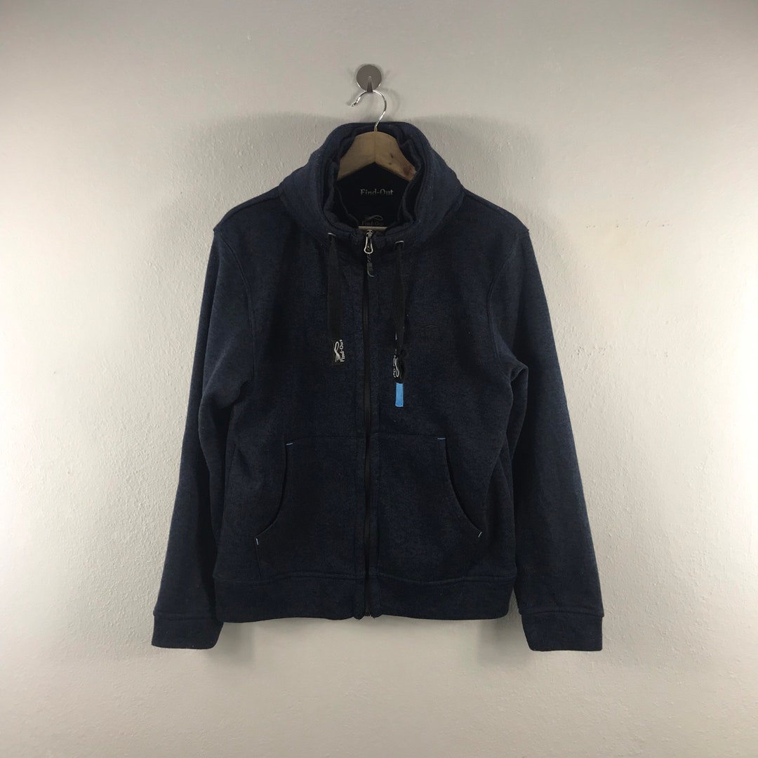 Find Out Blue Japanese Brand Full Zipper Light Casual Style Outfits ...