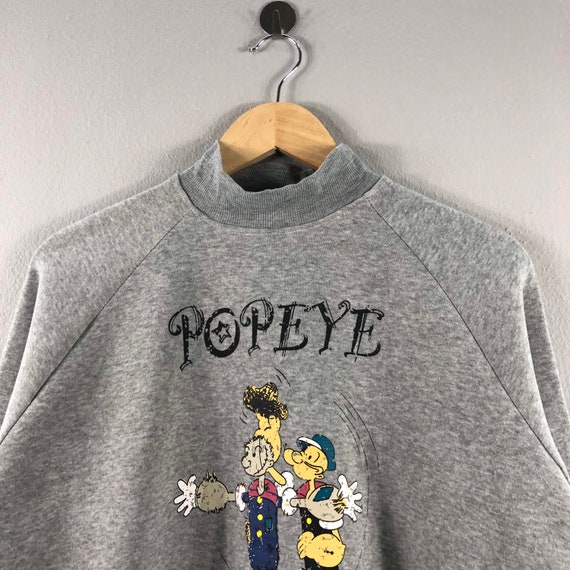 Popeye The Sailor Man Grey Vintage Fictional Cartoon … - Gem