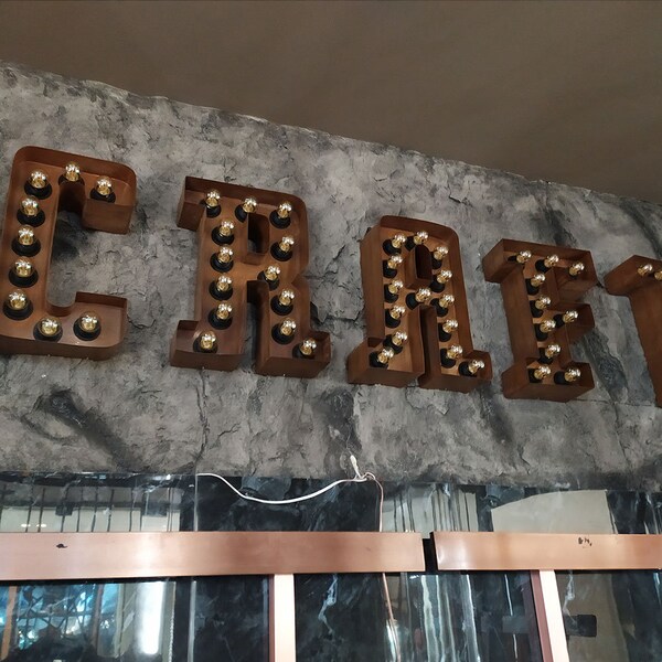 Lighted Marquee Sign - Etsy