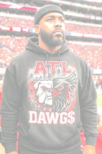 ATL DAWGS Urban Mashup Art Print | Georgia Bulldogs & Atlanta Falcons ...