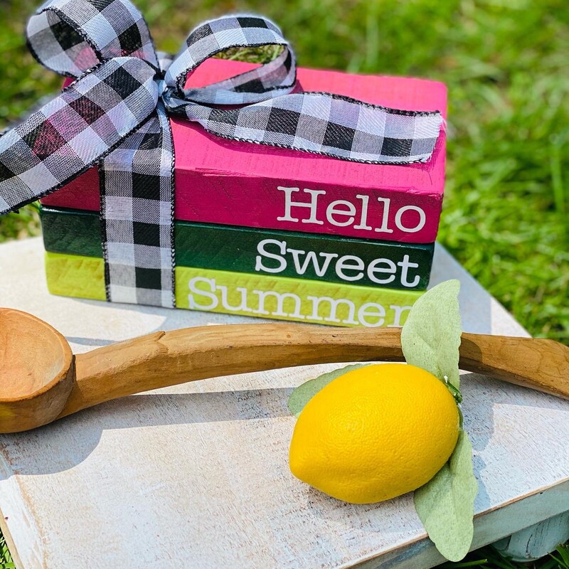 Summer Block Sign - Etsy