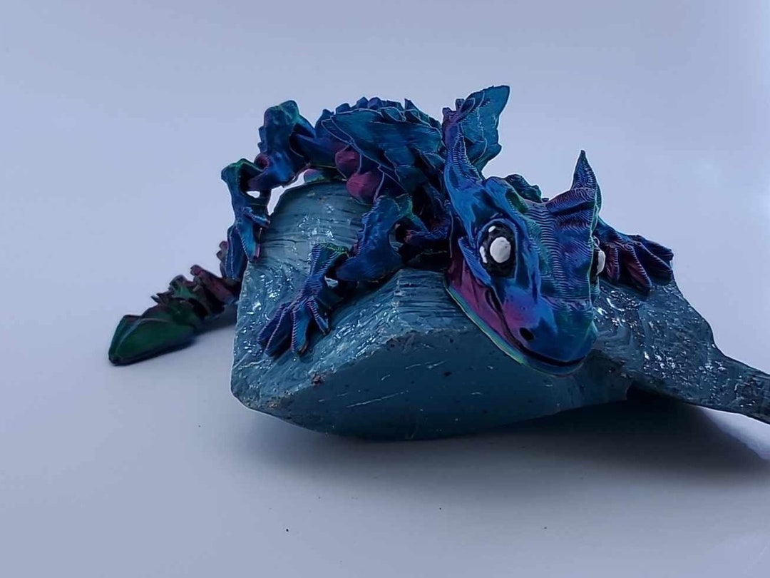 Articulating Glorious Baby Dragon 7.75 Inch Multi-colored - Etsy
