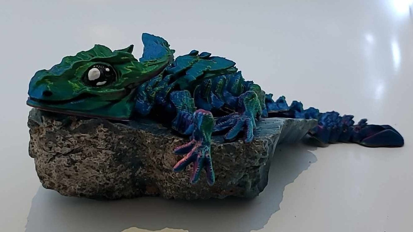 Articulating Glorious Baby Dragon 7.75 Inch Multi-colored - Etsy