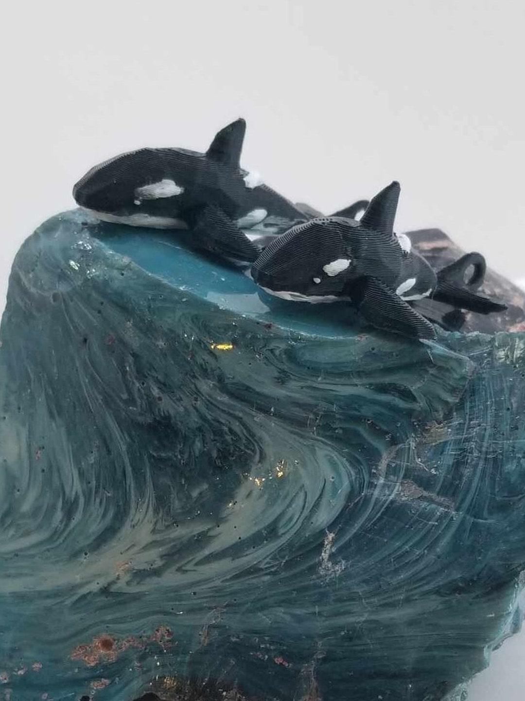 Orca Whale Keychain - Etsy