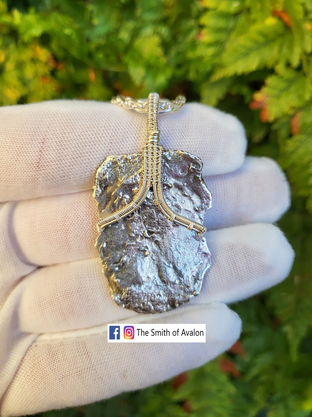 Original Concepcion Shipwreck Sterling Silver Wire Woven Pendant - Etsy