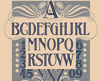 Vectorized Vintage Letters for Graphic Designers and Sign Painters - Etsy