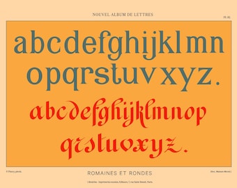 Vectorized Vintage Letters for Graphic Designers and Sign Painters - Etsy