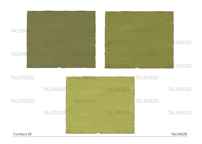 Carpet Furniture Top View, 2D Furniture Top View for Floor Plans, PNG ...