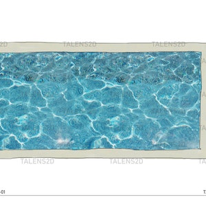 Pool Top View, 2D Landscape Top View for Floor Plans, PNG Files for ...