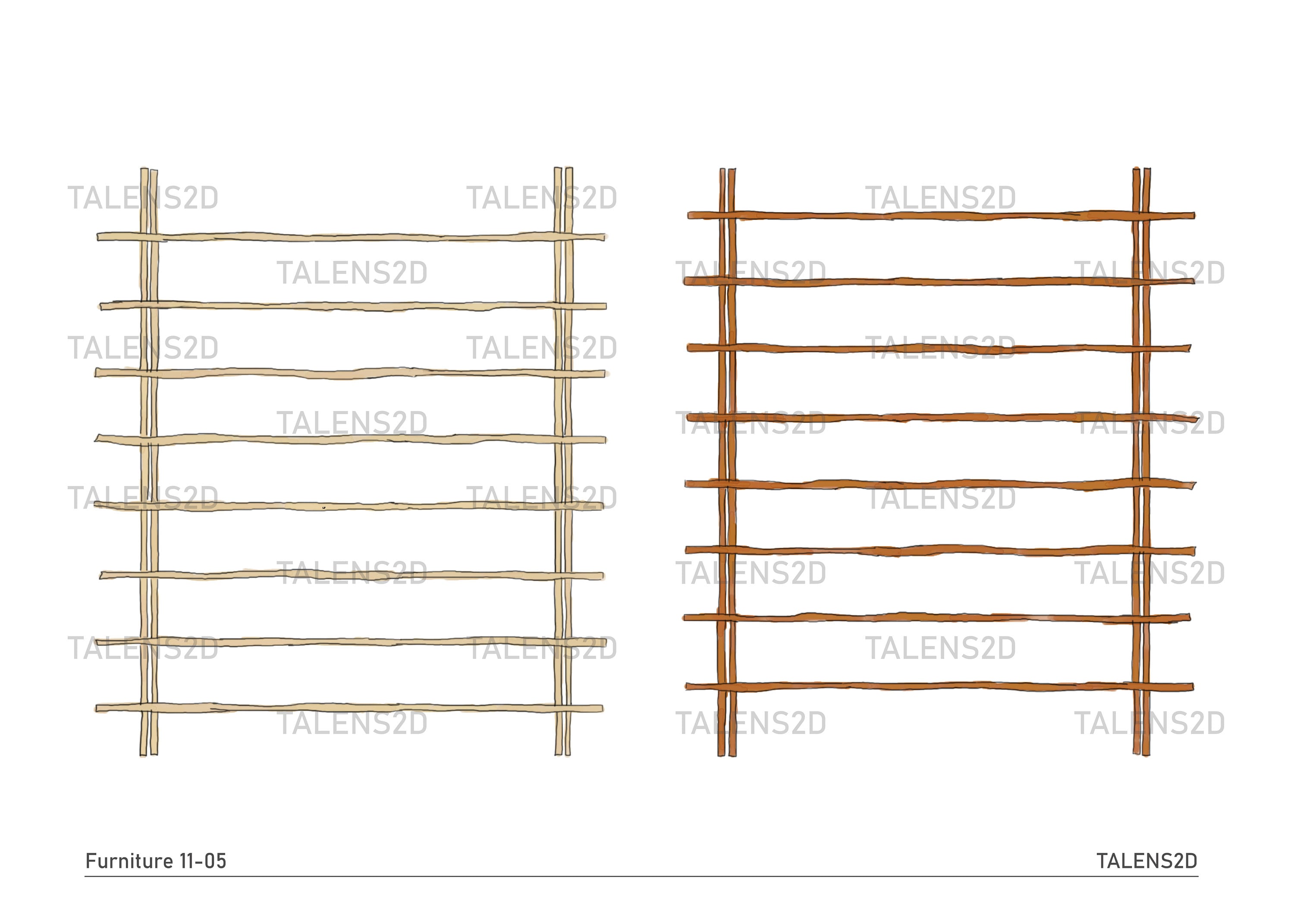 Pergola Top View, 2D Landscape Top View for Floor Plans, PNG Files for ...