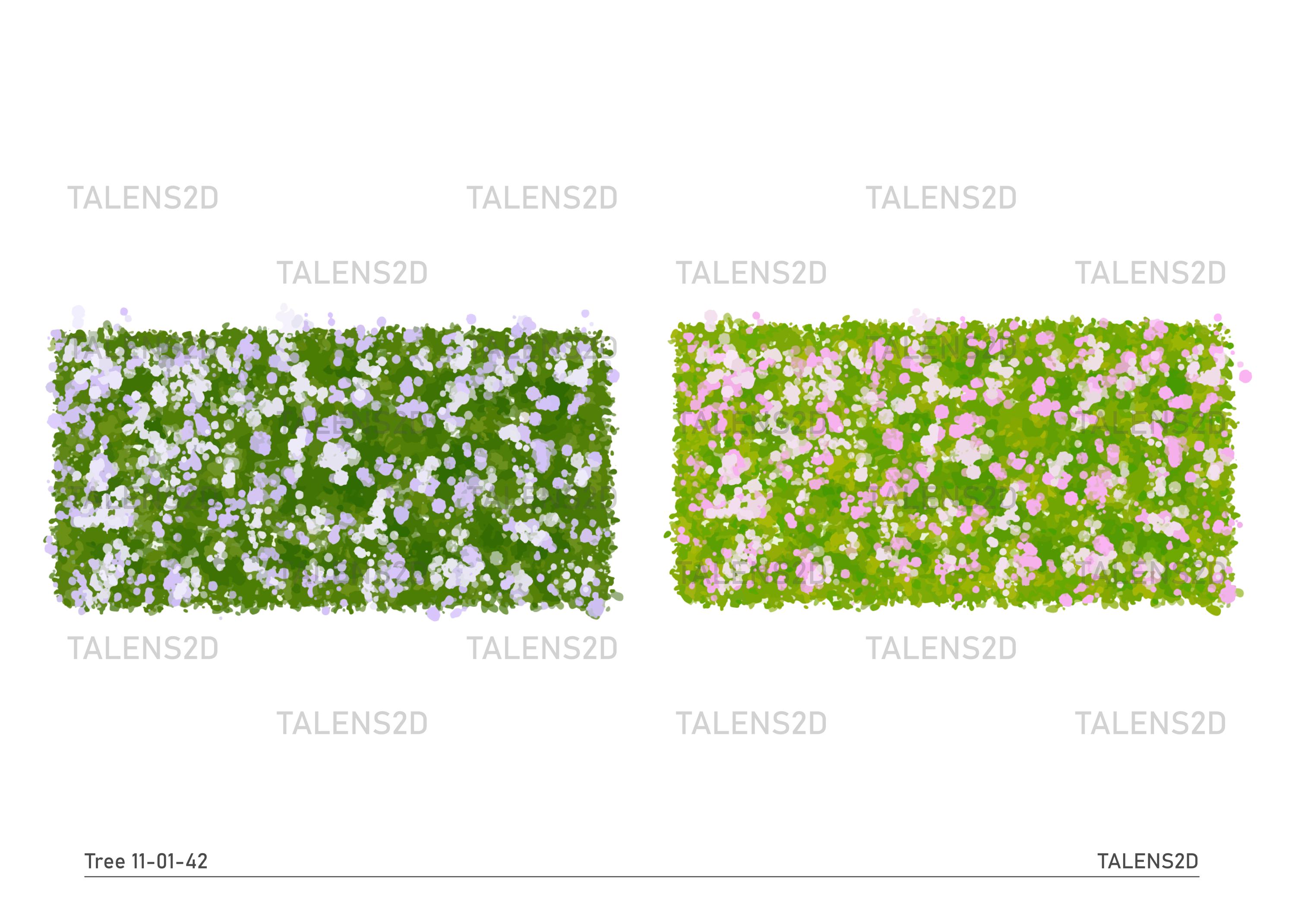 Tree Top View, 2D Landscape Clipart in PNG - Etsy