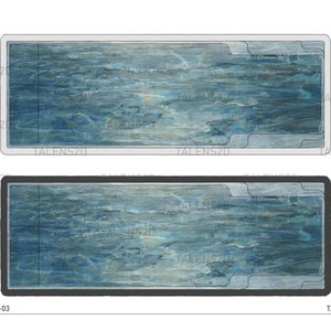 Pool Top View, 2D Landscape Top View for Floor Plans, PNG Files for ...