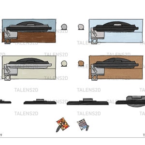 TV Top View, 2D Top View PNG for Floor Plan, PNG Files for Download - Etsy