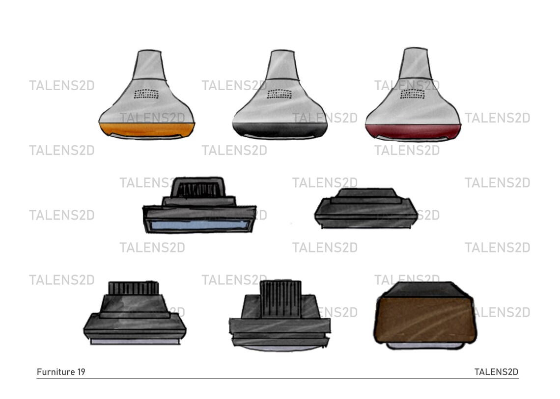 TV Top View, 2D Top View PNG for Floor Plan, PNG Files for Download - Etsy