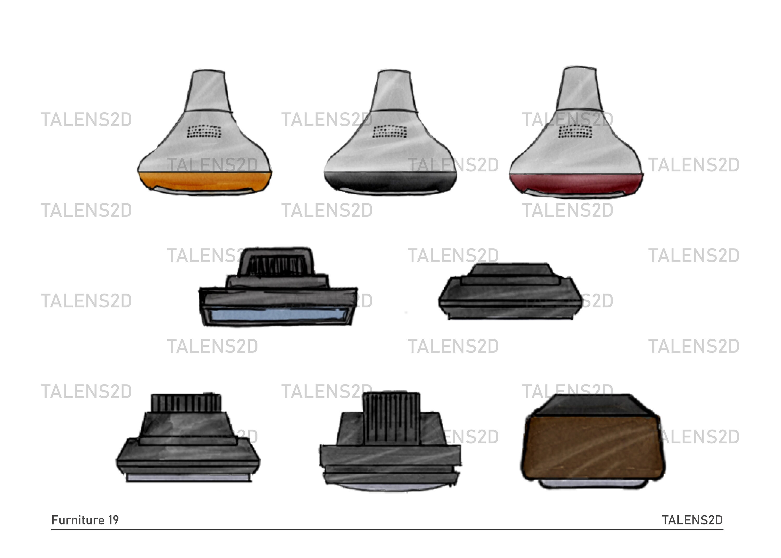 TV Top View, 2D Top View PNG for Floor Plan, PNG Files for Download - Etsy