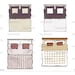 Bed Top View, 2D Top View PNG for Floor Plan, PNG Files for Download - Etsy