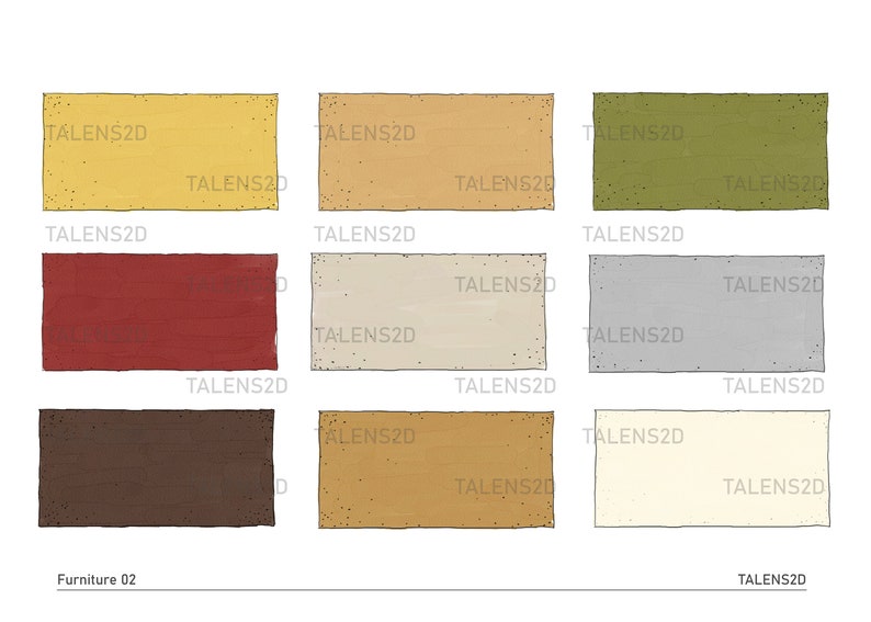 Carpet Furniture Top View, 2D Furniture Top View for Floor Plans, PNG ...