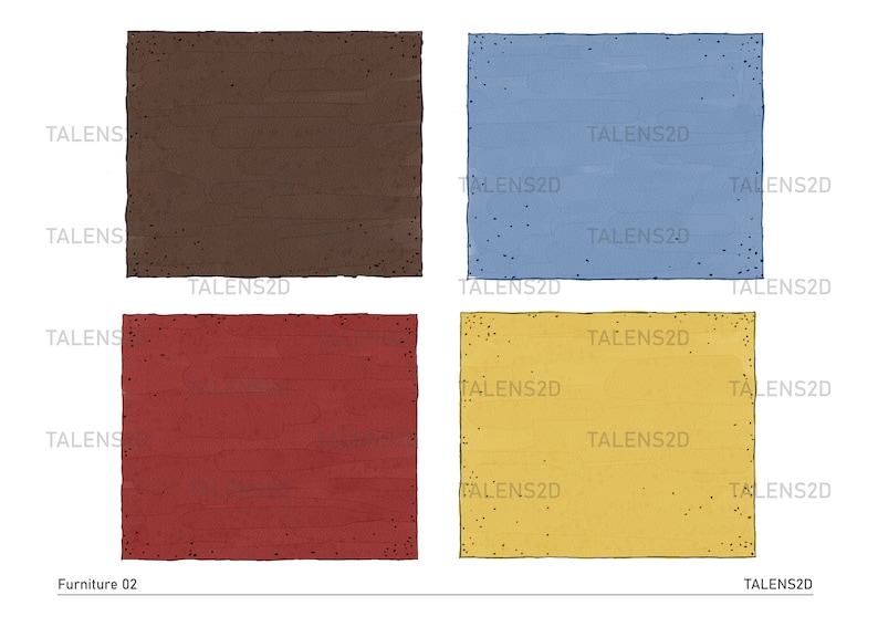 Carpet Furniture Top View, 2D Furniture Top View for Floor Plans, PNG ...