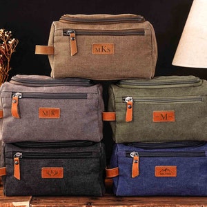 Personalized Mens Travel Toiletry Bag,custom Toiletry Bag,engraved Dopp ...