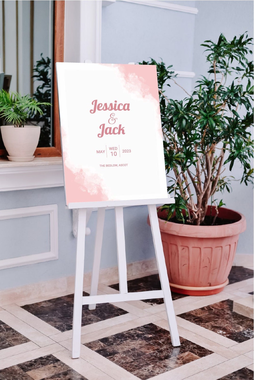 Wedding Welcome Signage Personalised foamex - Etsy