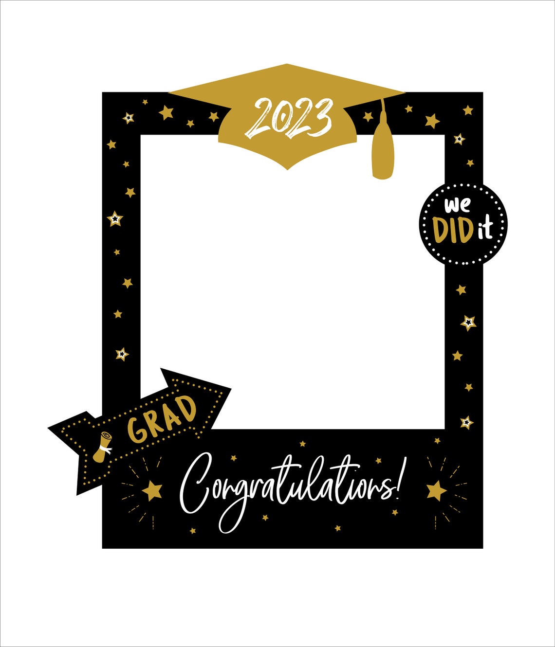 Graduation Selfie Frame - Etsy