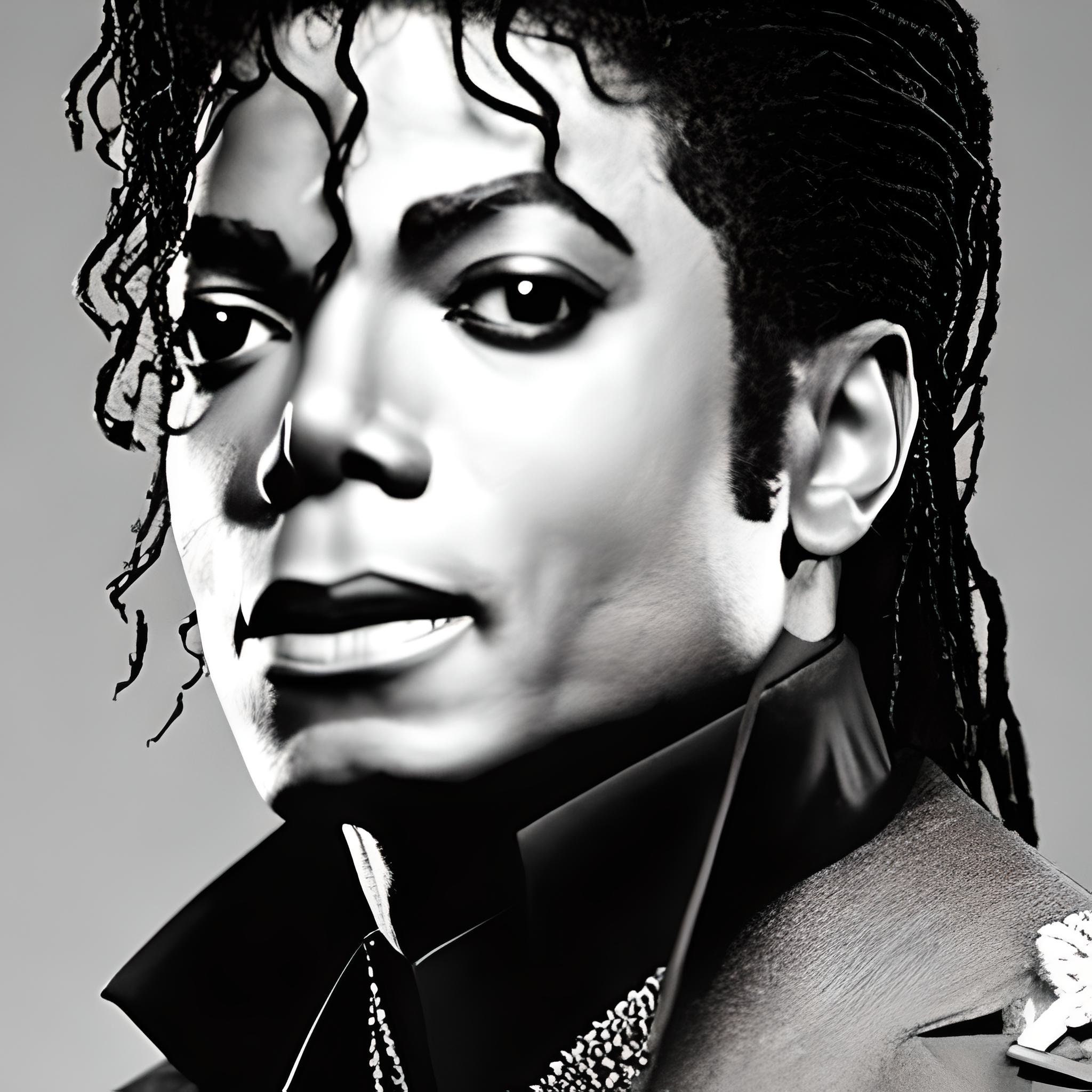 Michael Jackson in Black - Etsy