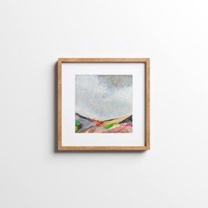 Acrylic Spring Landscape Painting, Contemporary Modern Print, Small ...