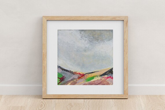 Acrylic Spring Landscape Painting Contemporary Modern Print - Etsy