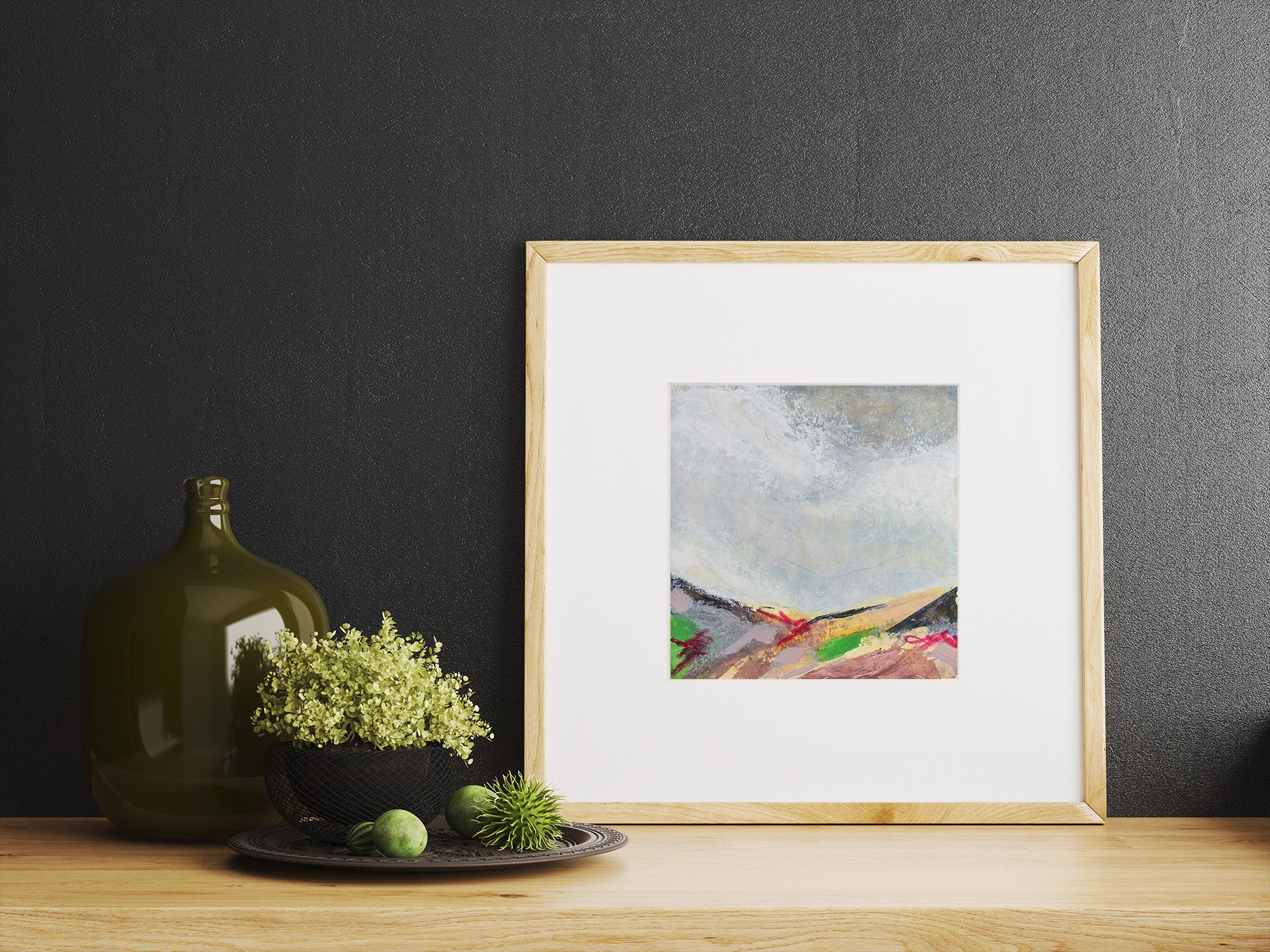 Acrylic Spring Landscape Painting Contemporary Modern Print - Etsy