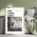 Climb, Climbing, Climber Definition Print. Rock Climber Wallart Poster ...