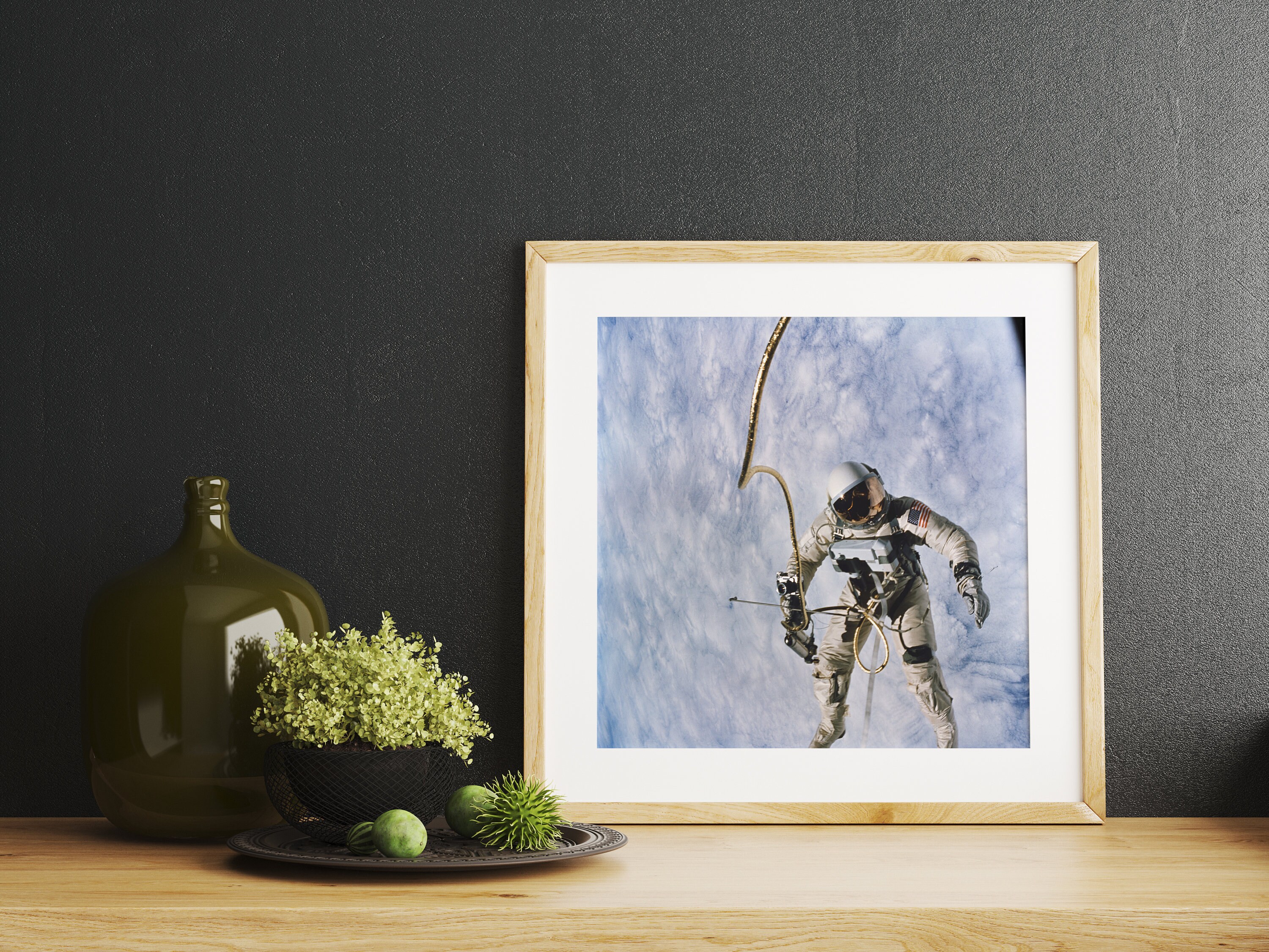 Astronaut Floating in Space NASA Poster Space Engineering Art - Etsy