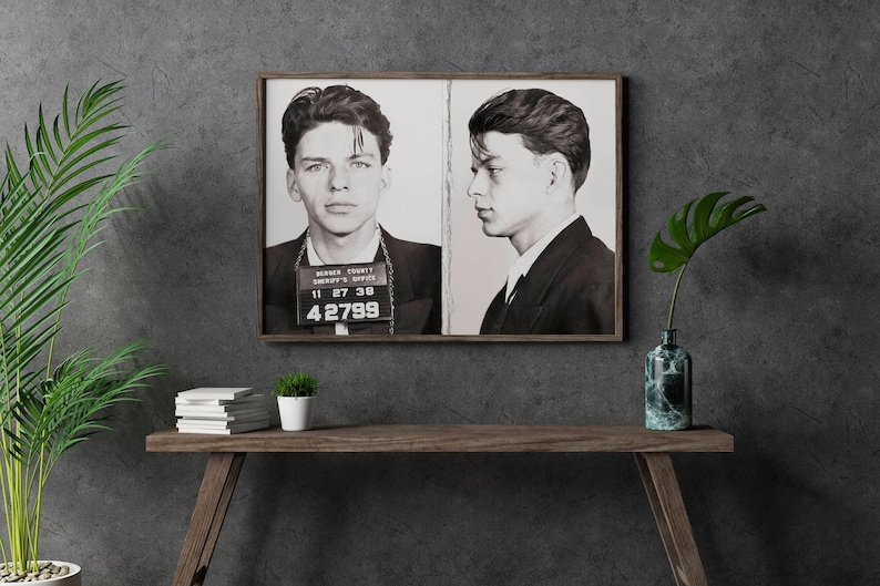 Frank Sinatra Mugshot 1938 Poster - Etsy