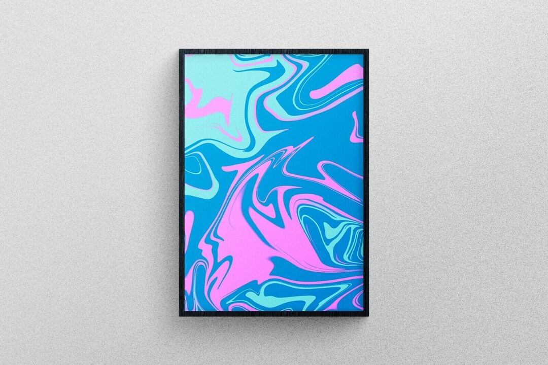 Liquid Mind Print, Professional Art Quality Poster - Etsy