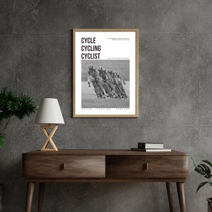 Cycle, Cycling, Cyclist Definition Print. Bicycle Lover Wallart Poster ...