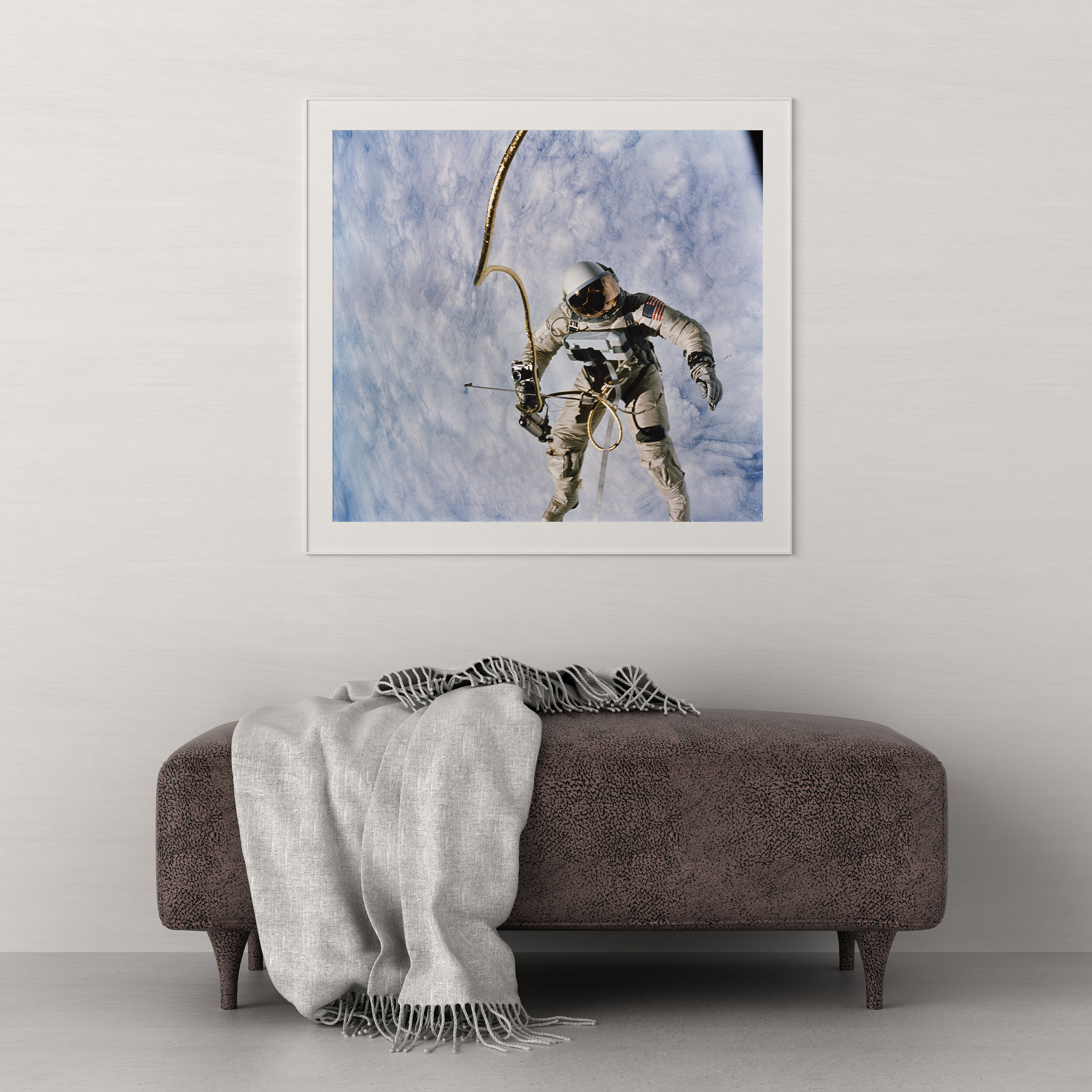 Astronaut Floating in Space NASA Poster Space Engineering Art - Etsy