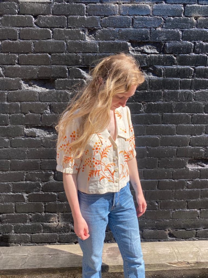 TILLY Blouse Sewing Pattern (PDF Pattern, A4 & A0) Make a Tablecloth ...