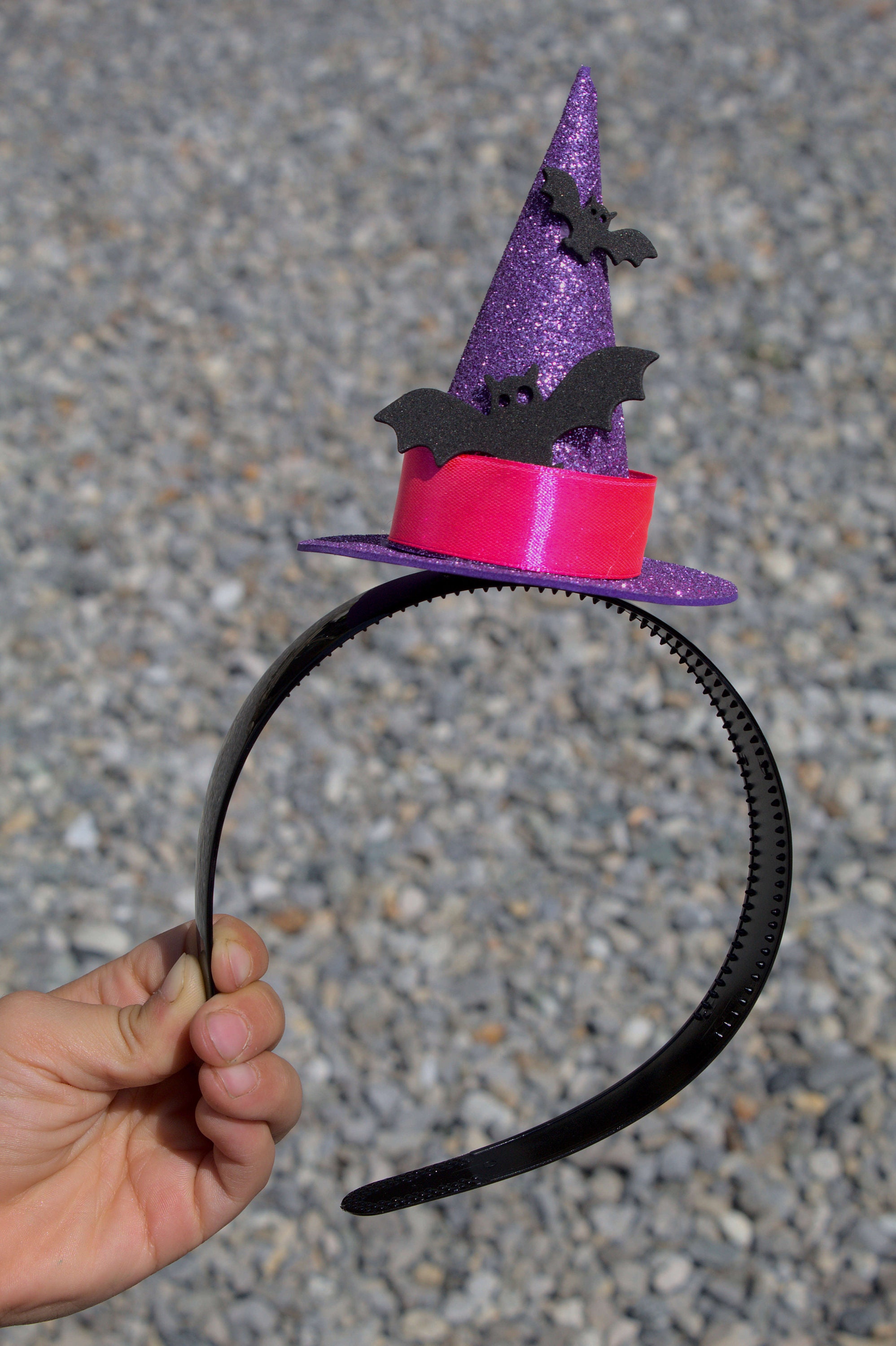 2 Halloween Headbands_ Classic Spider Web Theme and Witch Hat - Etsy