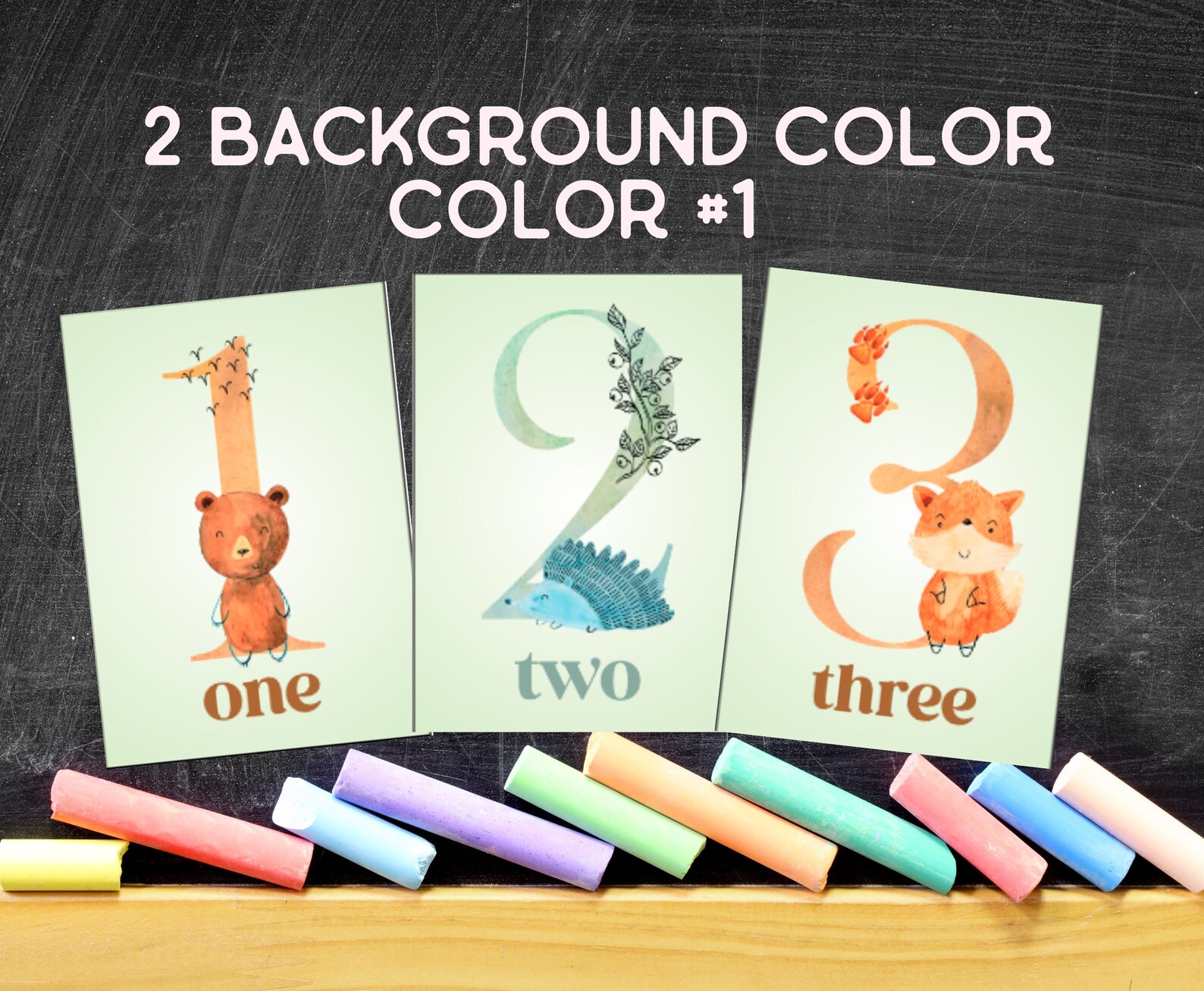 Number Flashcards for Kids, Printable Flashcards for Kids, Learn to ...