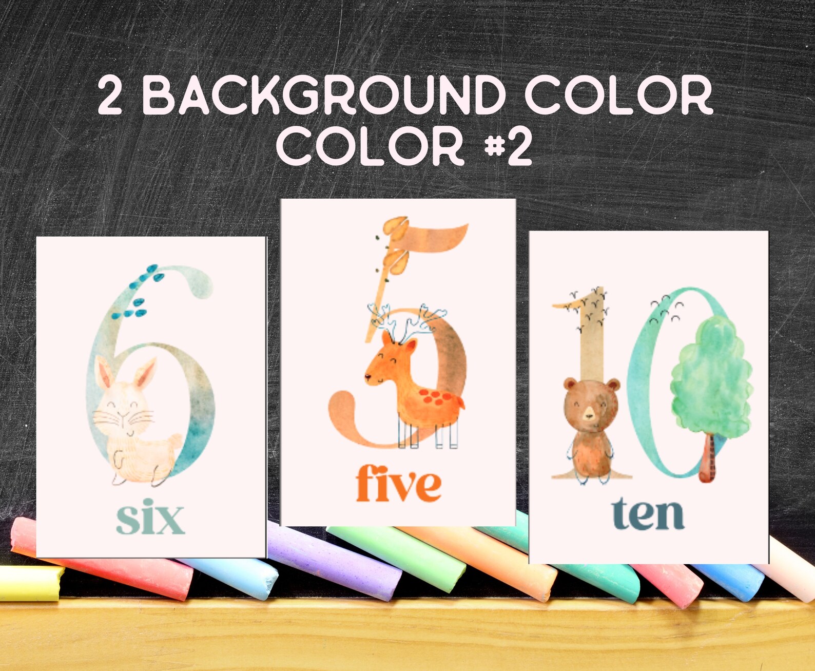 Number Flashcards for Kids, Printable Flashcards for Kids, Learn to ...