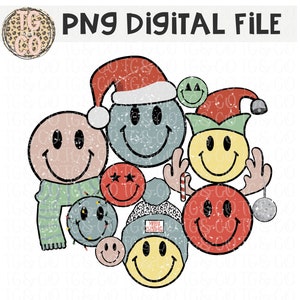 Christmas Png, Christmas Smiley Png, Smiley Face Png, Smiley Png ...