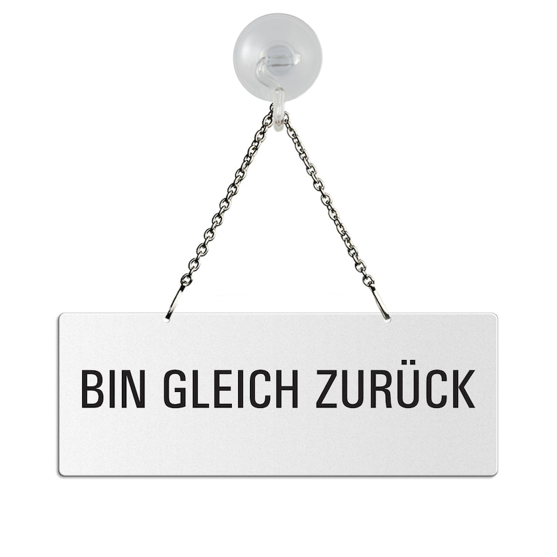 Bin gleich wieder da schild - Etsy.de