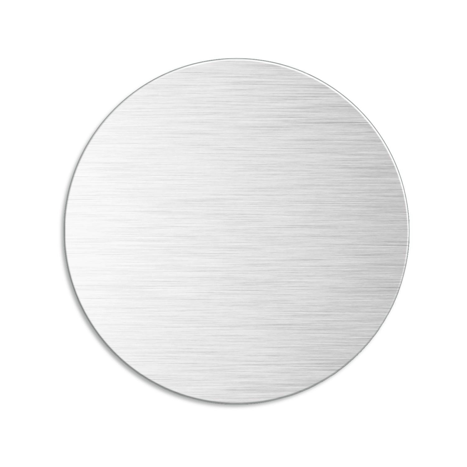 Blank Aluminium Round 75 Mm Diameter in Matt Gold, Matt Silver, Brushed Silver - Etsy