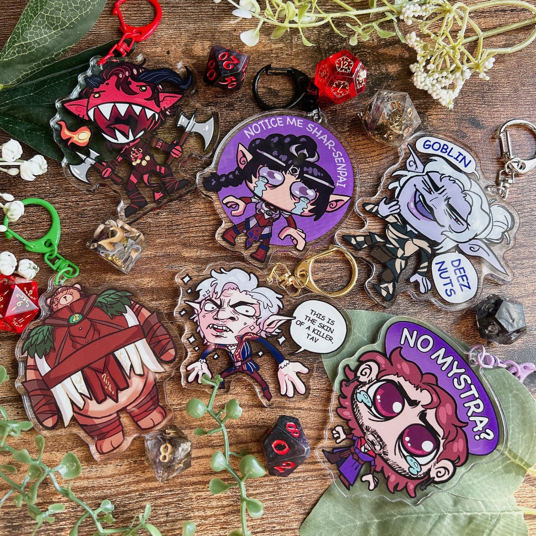 BG3 CURSED CHARMS (pre-order) - Etsy