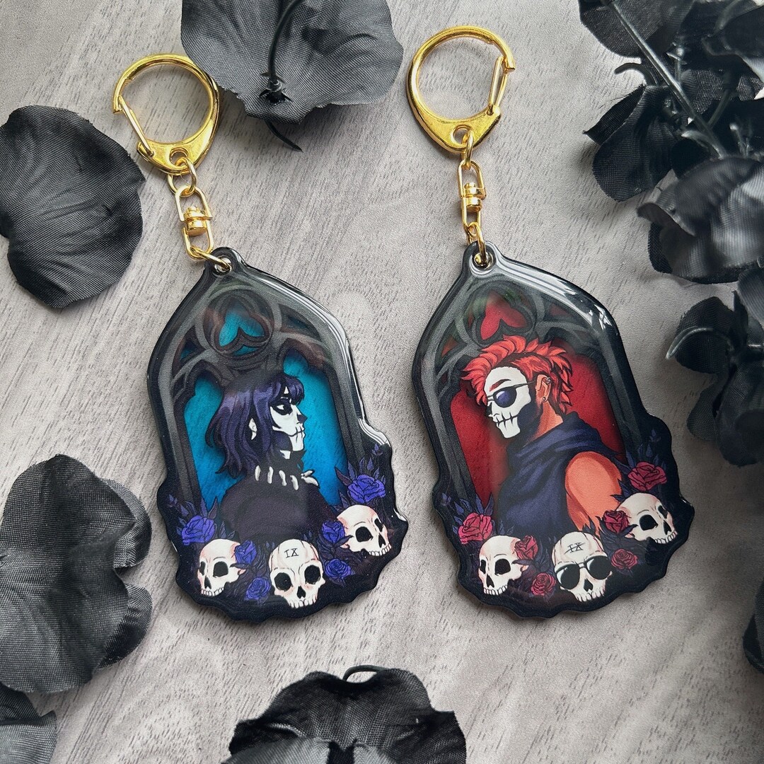 LOCKED TOMB 3in. Stained Glass Epoxy Charms - Etsy