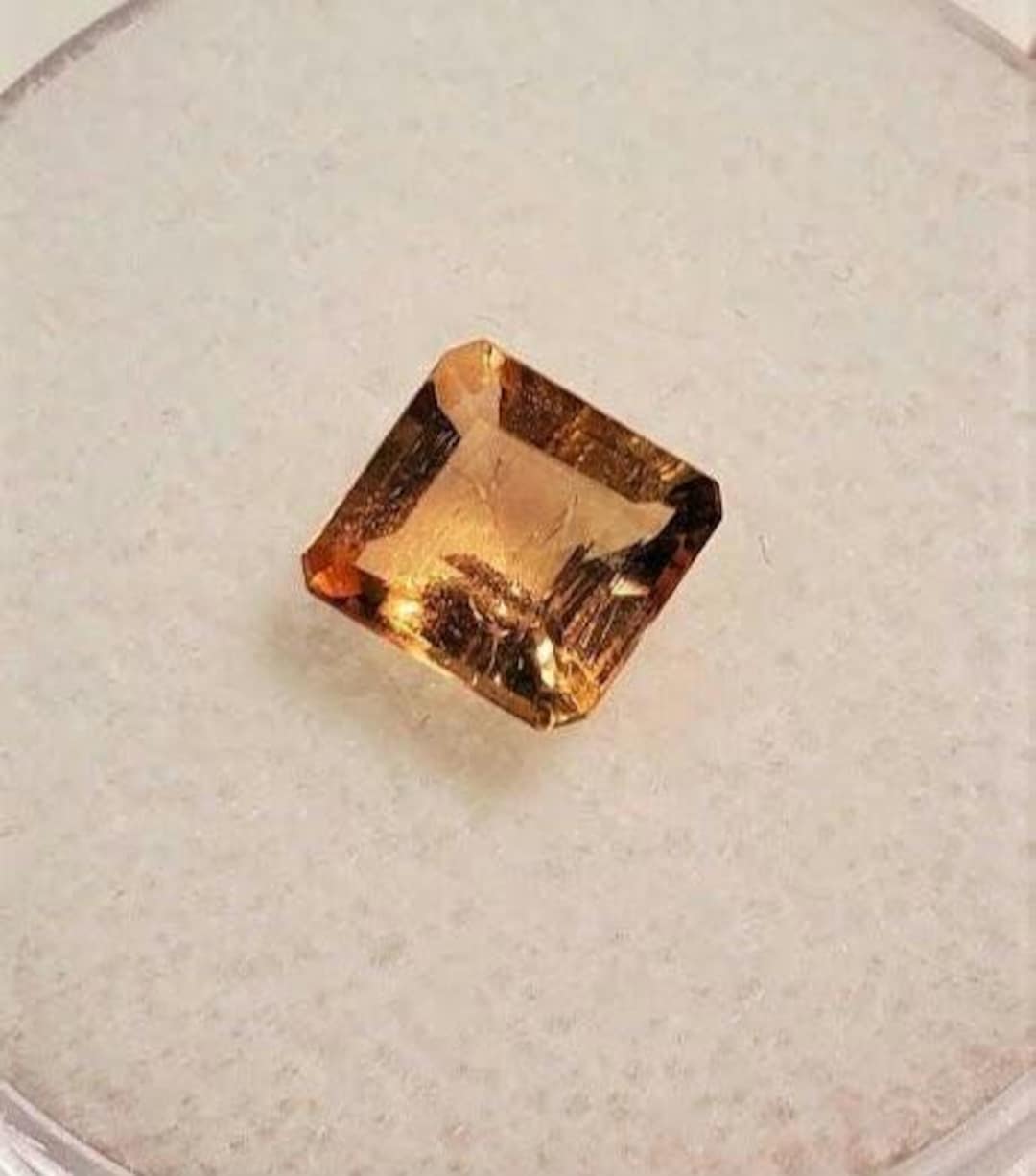 Rare Natural Imperial Topaz, 1.95 Carats / Eye Clean / Golden Bronze ...