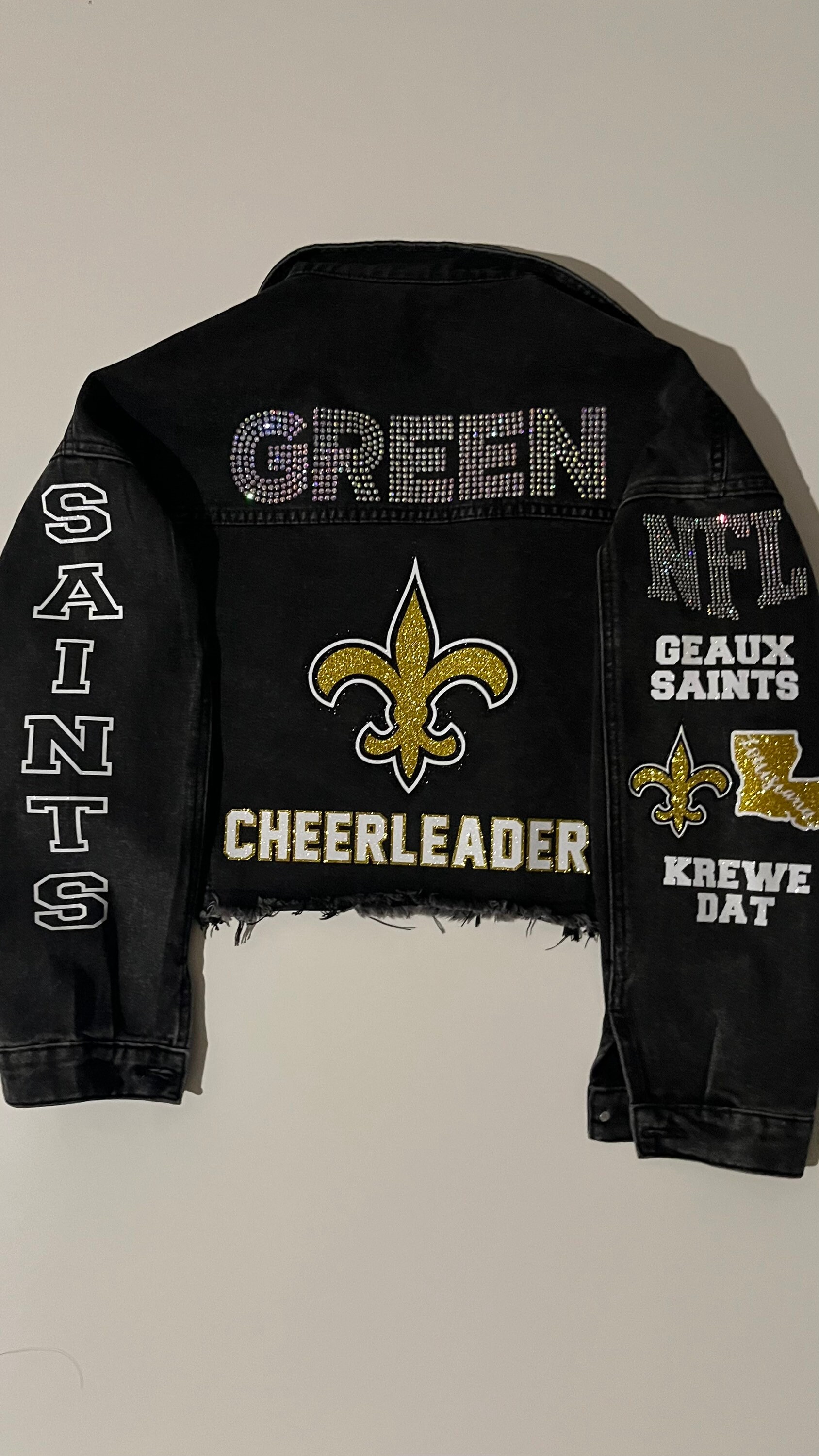 Custom Sport Team Denim Jacket - Etsy