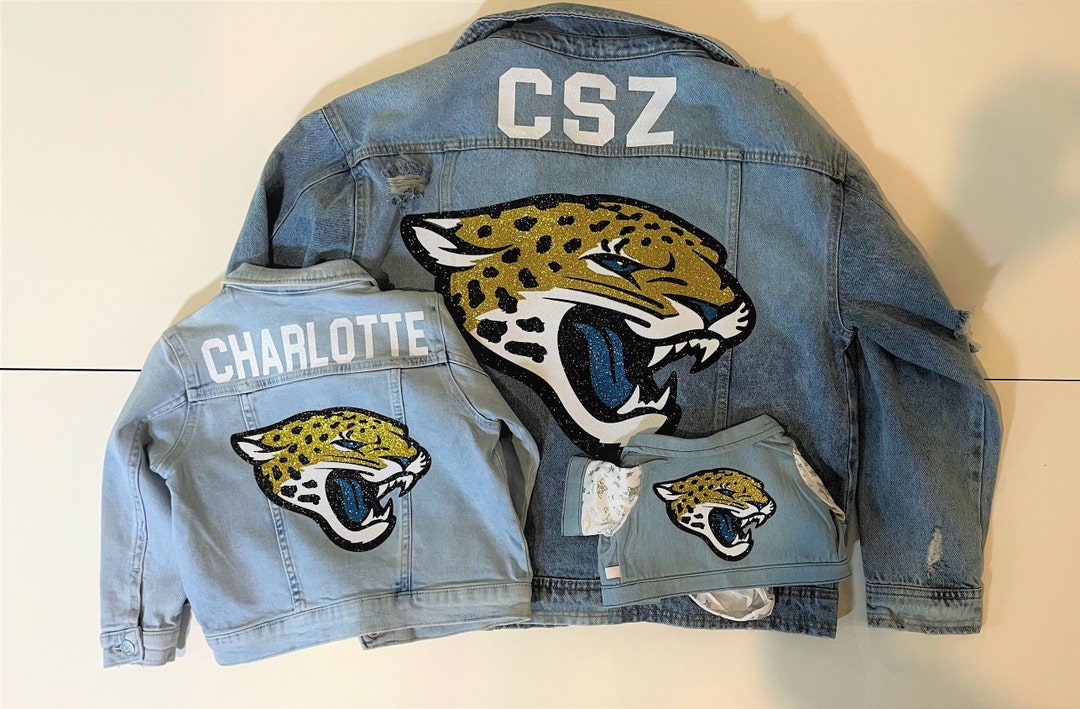 Custom Sport Team Denim Jacket - Etsy