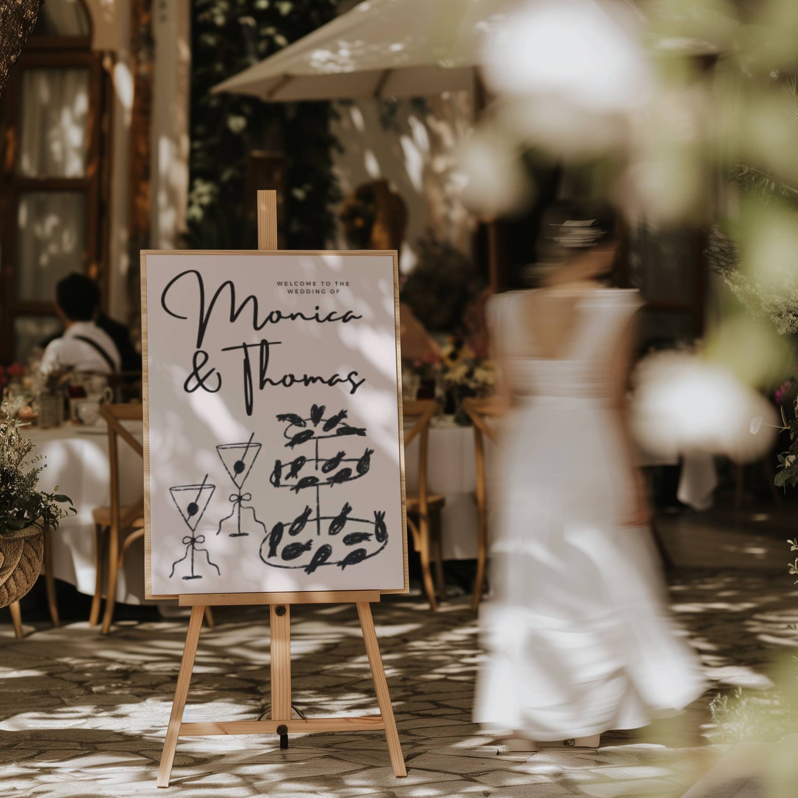 Handwritten Doodle Welcome Sign | on the Day Stationery | Hand Drawn ...